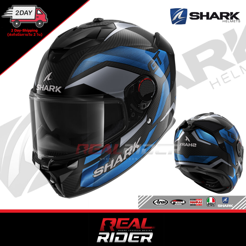 SHARK SPARTAN GT PRO 2023 HELMET- BLUE - REALRIDER